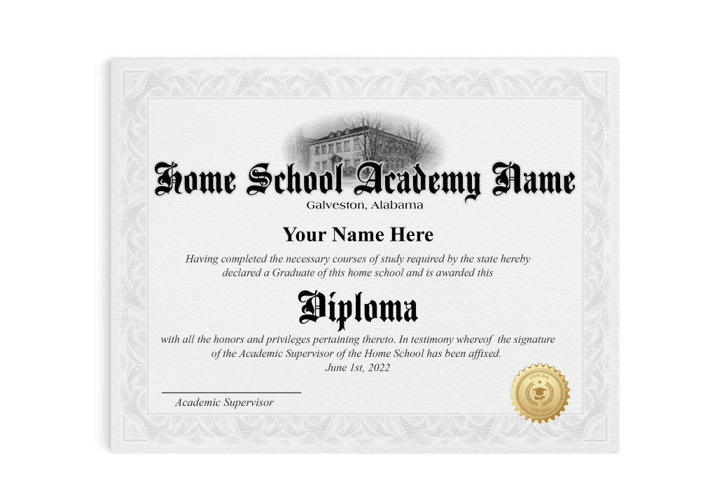 Examples Of Homeschool Diplomas WISDOM Diploma & High School